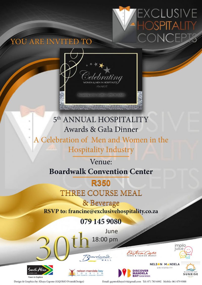 Event: 5th Annual Hospitality Awards & Gala Dinner - Nelson Mandela Bay ...