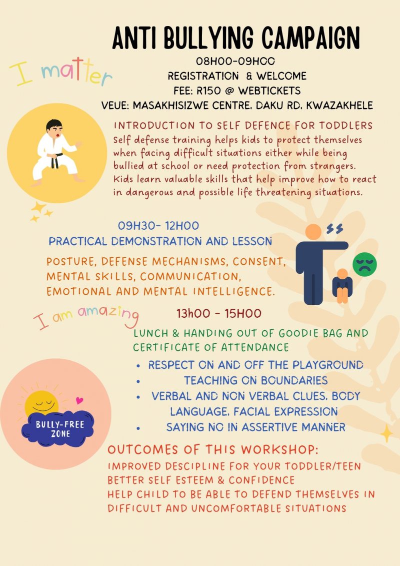 Event: Anti Bullying Campaign for Kids and Teens - Nelson Mandela Bay ...