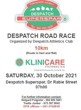 Event: Despatch 10km Road Race - Nelson Mandela Bay (Port Elizabeth)