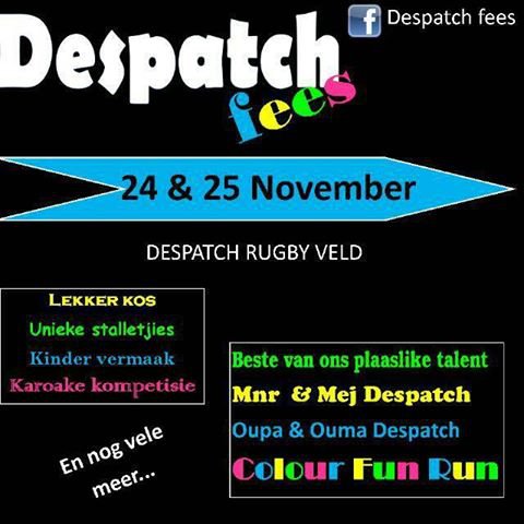Event: Despatch Fees/Festival - Nelson Mandela Bay (Port Elizabeth)