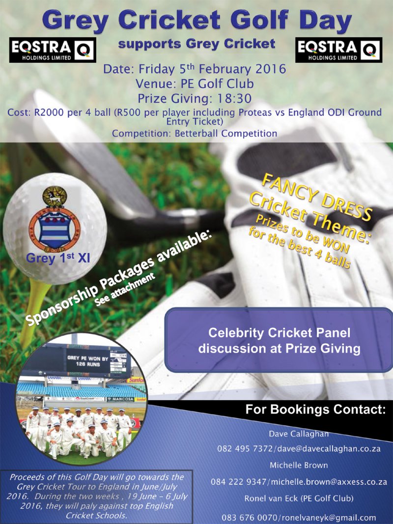 Event: Grey High Golf Day - Nelson Mandela Bay (Port Elizabeth)