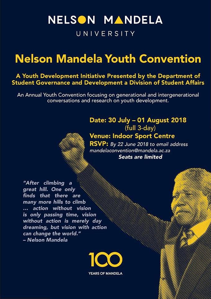 Event: Nelson Mandela Youth Convention - Nelson Mandela Bay (Port ... Event: Nelson Mandela Youth Convention - Nelson Mandela Bay (Port ...