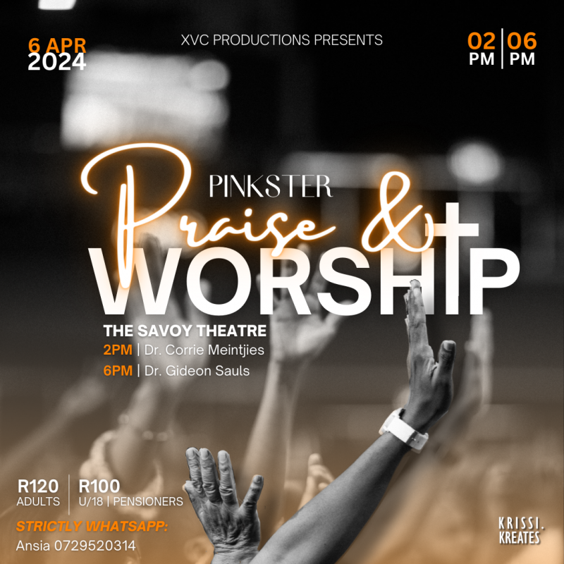 Event: Pinkster Praise and Worship Event - Nelson Mandela Bay (Port ...
