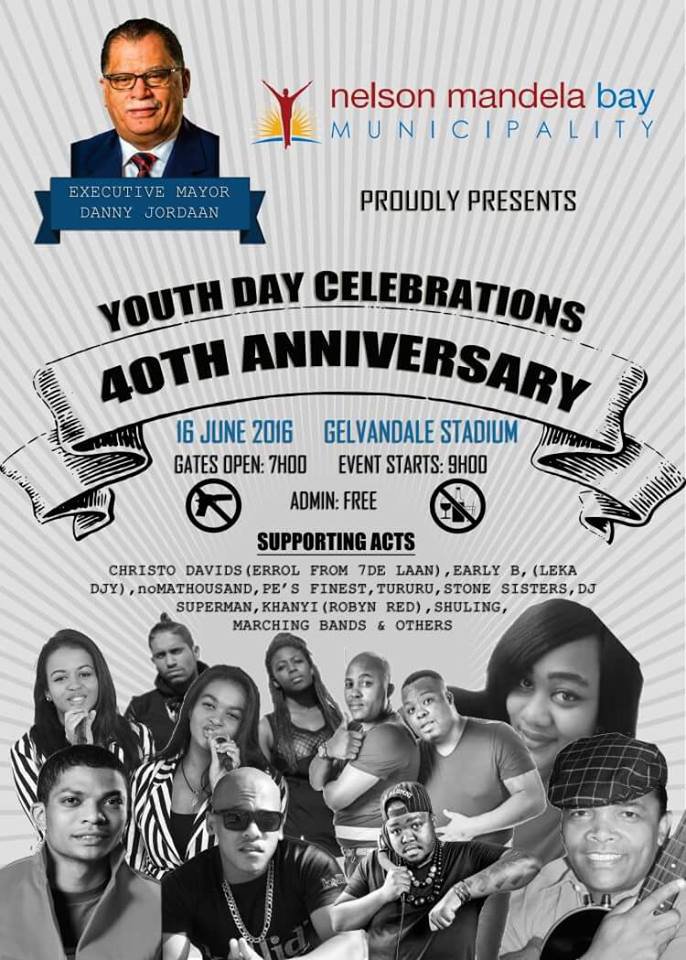Event: Youth Day Celebrations - Nelson Mandela Bay (Port Elizabeth)